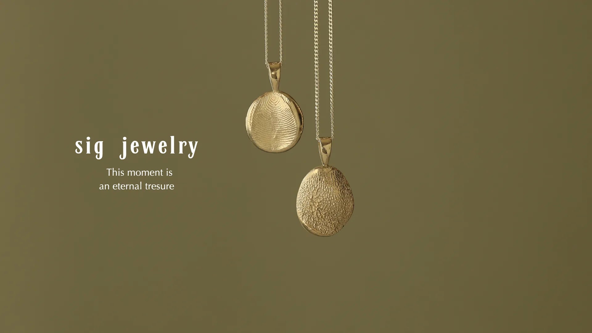 指紋ジュエリー | 肉球ジュエリー | sig jewelry