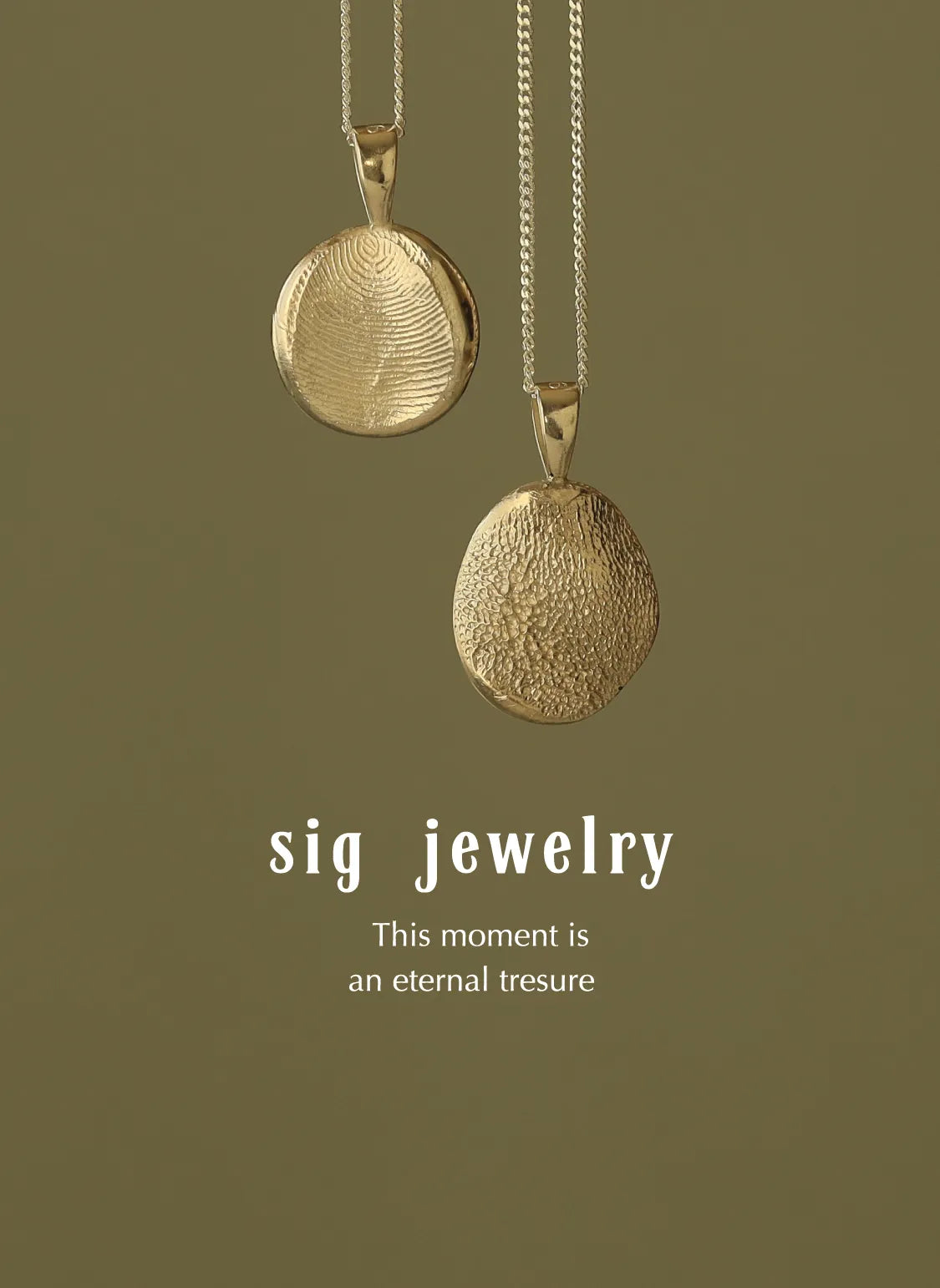 指紋ジュエリー | 肉球ジュエリー | sig jewelry